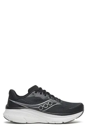 Saucony Guide 19 Running Shoe - Black/silver