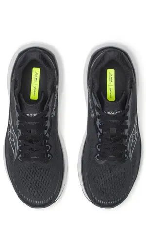Saucony Guide 19 Running Shoe - Black/silver