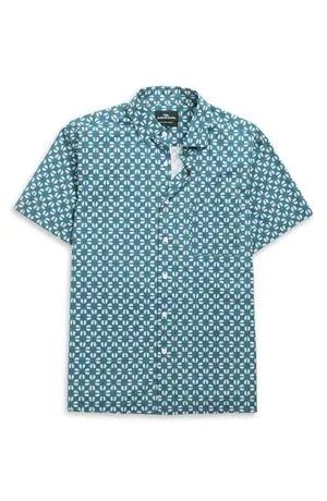 Rodd & Gunn Crown Hill Short Sleeve Button-up Shirt - Bluestone
