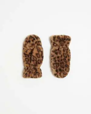 Apparis Coco Mittens - Leopard