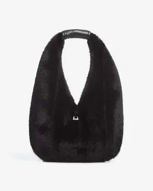 Apparis Colette Shaved Mink Bag - Noir Multi