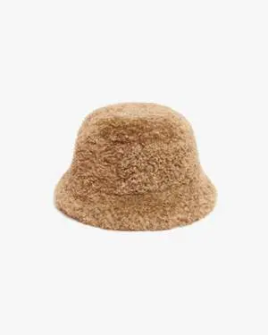 Apparis Amara Bouclette Bucket Hat - Camel