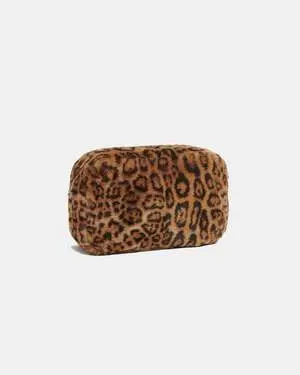 Apparis Jumbo Noor Pluche™ Travel Pouch - Leopard