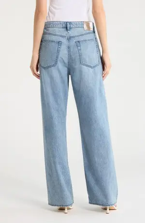 Rag & Bone Logan High-waist Wide Leg Jeans - Margo Jewel