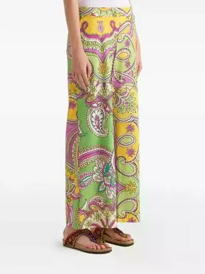Malìparmi Paisley-print Cropped Trousers