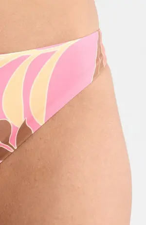 Sanctuary Printed Bikini Bottom - Orange Multi
