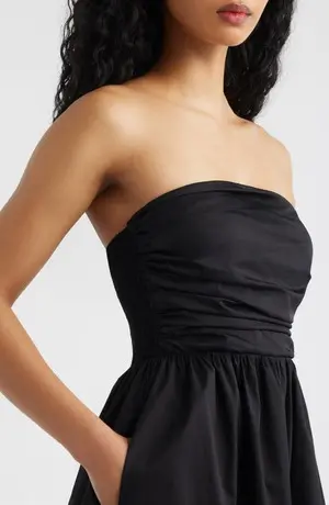 Lulus Strapless Cotton-blend Midi Dress