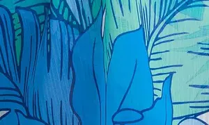 BLEU BY ROD BEATTIE Semisheer Cover-up Caftan - Cool