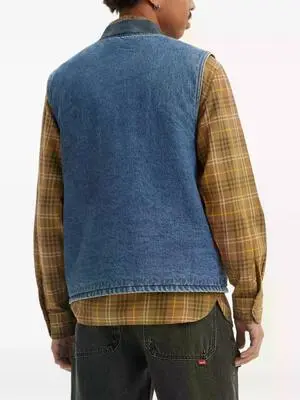 LEVI'S Sansome Zip-pocket Gilet - Blue