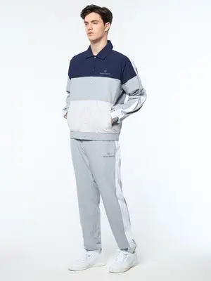 SERGIO TACCHINI Color-blocked Track Jacket - Sleet