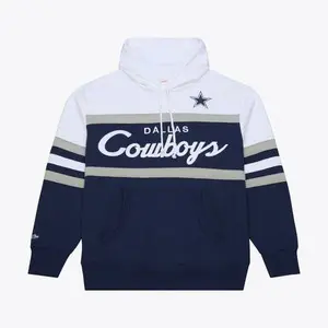 Mitchell & Ness Dallas Cowboys Head Coach Hoodie By - Navy
