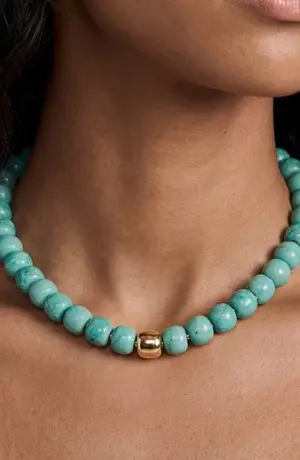 Ettika Semiprecious Stone Statement Necklace