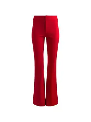 Alice + Olivia Andrew Fla Trousers - Red