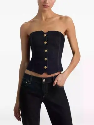 Alice + Olivia Kelcey Strapless Vest