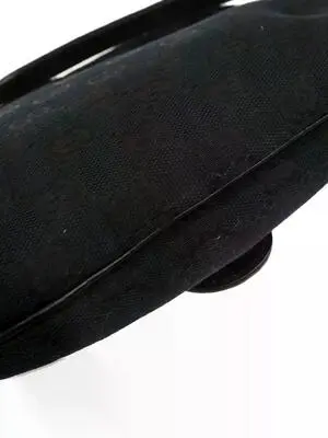 Gucci 1990-2000s Gg Leather Shoulder Bag