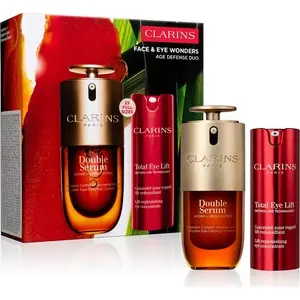 Clarins Face & Eyes Anti-aging Set $190 Value - No Color