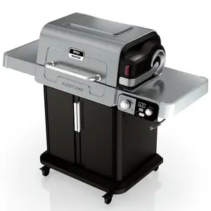 NINJA Flexflame Grill And Smoker - Black
