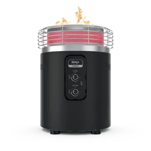 NINJA Fireside360 Fire Pit And Outdoor Heater - Black
