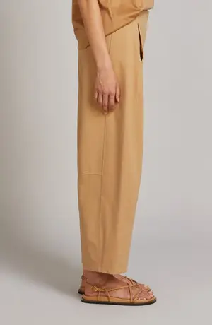 MM BY MAX MARA Belli Barrel Leg Jersey Pants