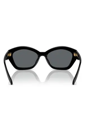 Michael Kors Bel Air 54mm Geometric Sunglasses - Black