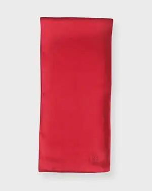 LE SCARF Scarf Narrow Satin - Red