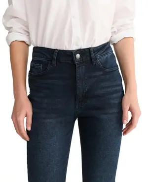 Warp + Weft Nao High-rise Bootcut Jeans - River Run