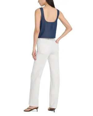 Good American Good High Rise True Straight Jeans