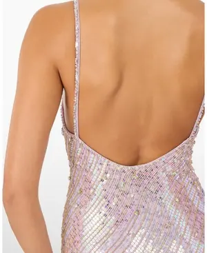 Jenny Packham Foxx Embellished Gown - Lavender