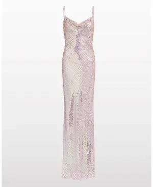 Jenny Packham Foxx Embellished Gown - Lavender
