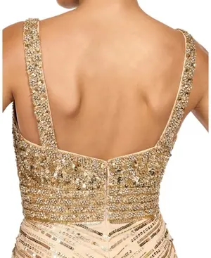 Jenny Packham Elixir Sequin-embellished Maxi Dress - Illusion