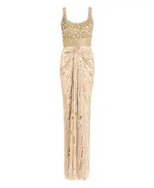 Jenny Packham Elixir Sequin-embellished Maxi Dress - Illusion