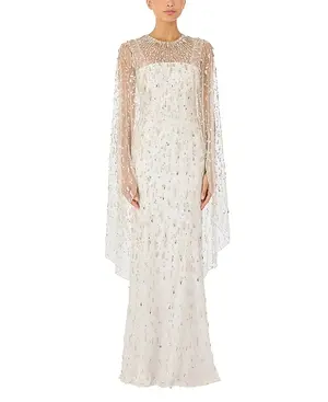 Jenny Packham Hestia Embellished Gown - Vanilla