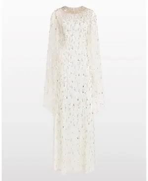 Jenny Packham Hestia Embellished Gown - Vanilla
