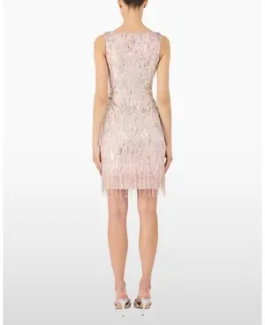 Jenny Packham Embellished Sequin Mini Dress