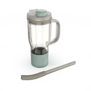 NINJA Blendboss Travel Tumbler And Straw In Blender - Stone