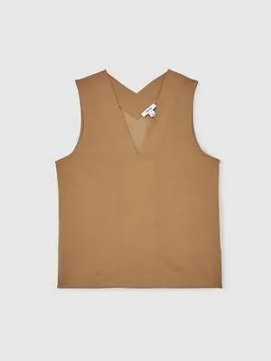 REISS V-neck Shell Top