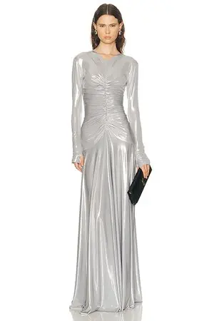 Norma Kamali Metallic Evening Dresses