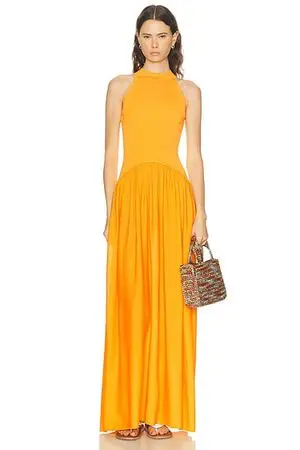 Solid & Striped The Isola Maxi Dress - Pineapple