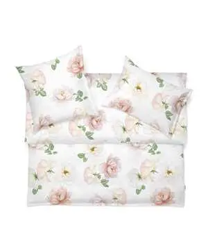 SCHLOSSBERG Cotton Rose-noblesse Super King Duvet Cover - White