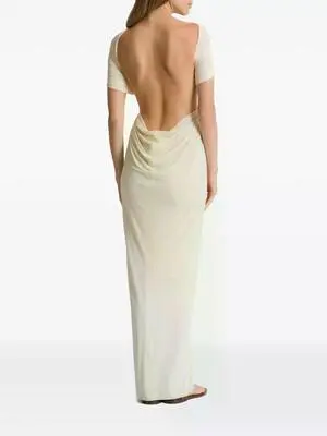 Alberta Ferretti Maxi Dress - Neutrals
