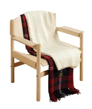 Ralph Lauren Cable-knit Cashmere Blanket - Neutrals