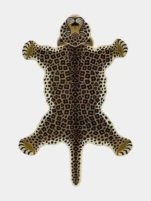 DOING GOODS Loony Leopard Xl Rug - Brown