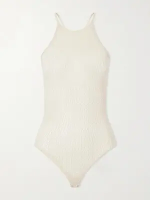 Wolford Daisy Stretch-mesh Bodysuit - Neutrals