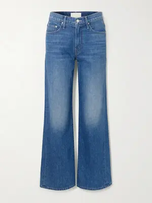 MOTHER The Maven Skimp Mid-rise Straight-leg Jeans - Blue