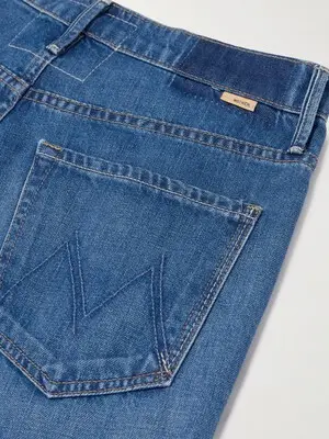 MOTHER The Maven Skimp Mid-rise Straight-leg Jeans - Blue