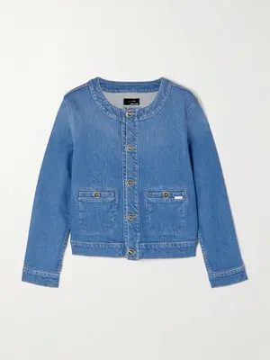 MOTHER The Stashed Picky Denim Jacket - Blue