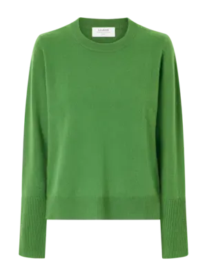 LA LIGNE Solid Lean Lines Cashmere Sweater