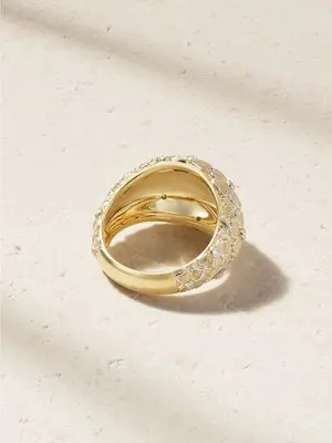 Yvonne Léon 9-karat Yellow And White Diamond Ring