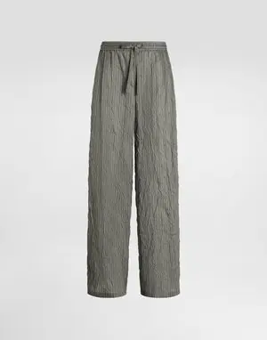 Dolce & Gabbana Linen-blend Vanity Trousers
