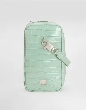 Dolce & Gabbana Lock Polished Alligator Handbag - Multicolor